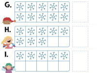 Winter 10 Frames Match by Teach Simple