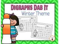 Winter Digraphs Dab It by Teach Simple