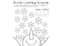 Winter Sight Words Find & Color by Teach Simple