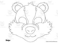 Woodland Animals - Coloring Masks by Teach Simple