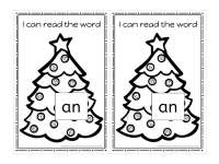 Word Family Slide & Write - Christmas Theme by Teach Simple