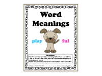 Word Meanings Affixes Activity by Teach Simple