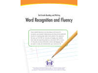 Word Recognition and Fluency Printable Workbook by Teach Simple