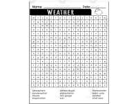 Word Search: Weather by Teach Simple