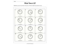 Write the Time Worksheet by Teach Simple