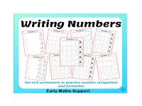 Writing Numbers 1-10 by Teach Simple