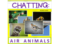 Writing Prompt + Discussion Flashcards: Air Animals Pack by Teach Simple