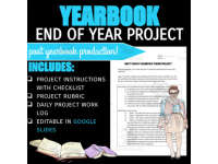 Yearbook Theme End of Year Project by Teach Simple