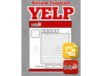 Yelp Review Template (Editable on Google Slides) by Teach Simple