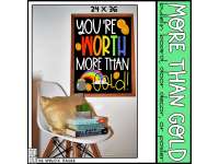 You're Worth More Than Gold St. Patrick's Bulletin Board Kit, Door ...