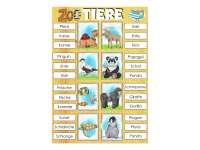 Zoo Animals Clip Cards for Practicing Spelling & Vocabulary (German) by ...