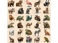 Zoo Animals Clipart Bundle: 90 Vibrant Images for Teachers & Sellers by ...