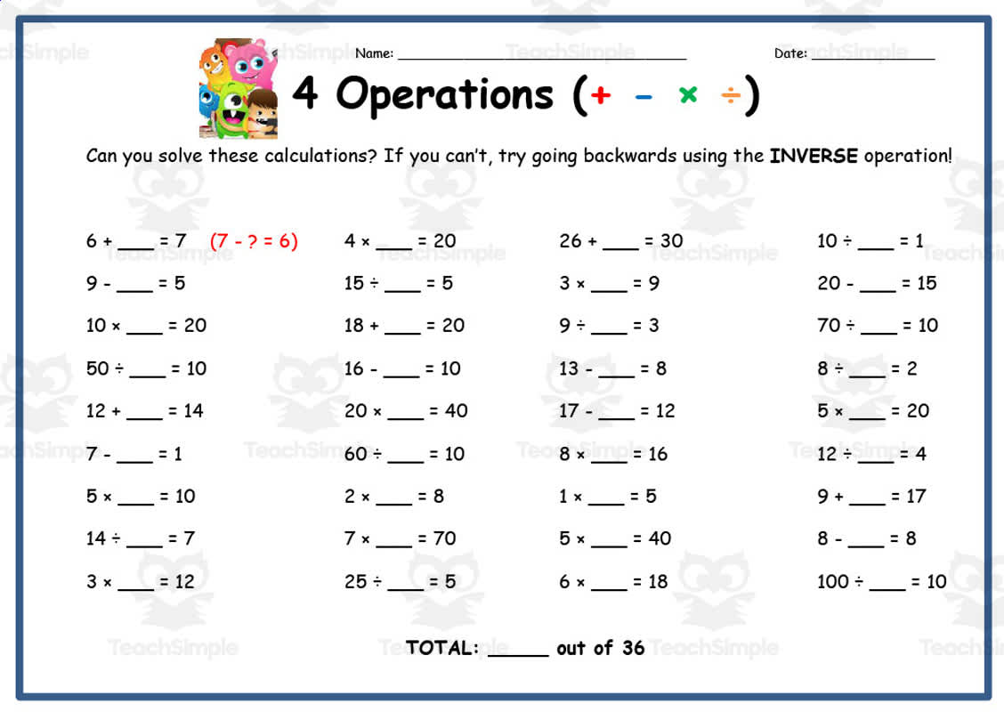 Subtracting Eight Writing Equations Worksheet by Teach Simple