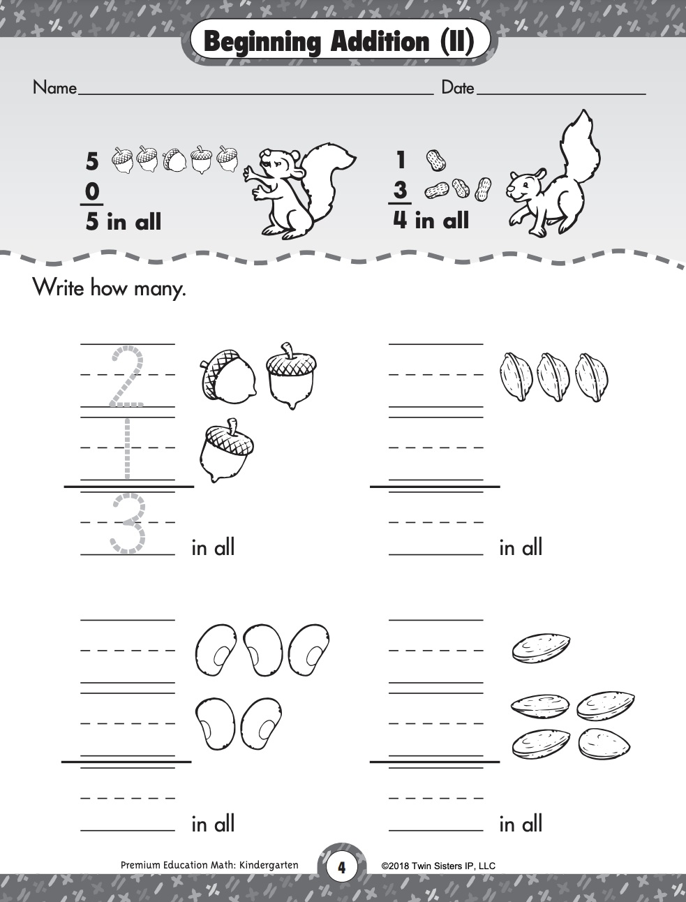 Summer Addition 10 Frame by Teach Simple