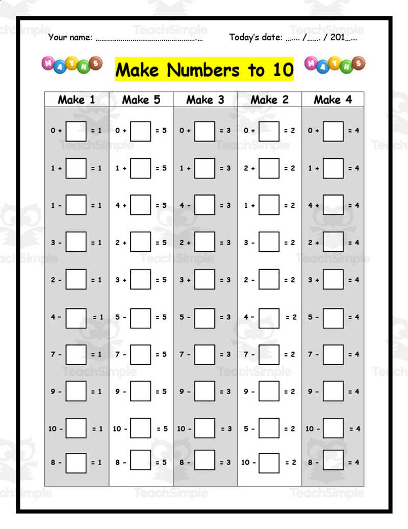 Counting Sounds Worksheet by Teach Simple