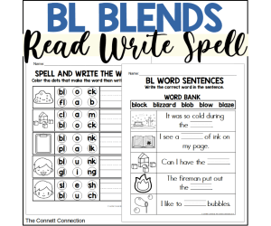 Beginning Blends Worksheets to Enhance Decoding Skills