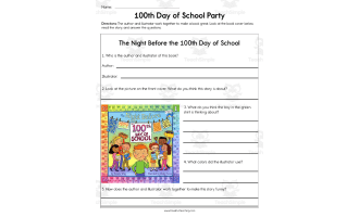 100th Day of School Printables by Teach Simple