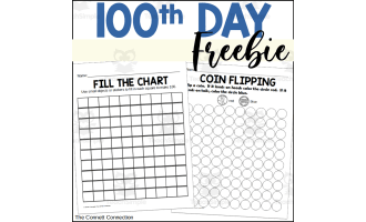 100th Day of School Math Center - Fill the Ten Frames by Teach Simple