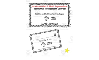 Kindergarten Math Exit Slip Journal | Unit 4 Math Expressions by Teach ...