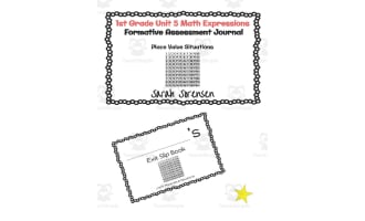 1st Grade Math Exit Slip Journal | Unit 6 Math Expressions by Teach Simple