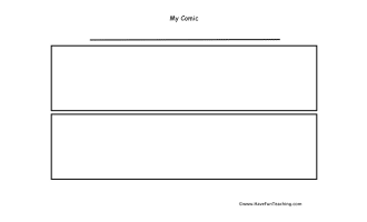 Speech Bubbles Comic Strip Worksheet by Teach Simple