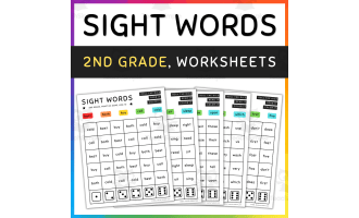2nd Grade Sight Words: Roll and Read Sight Words, Reading Fluency ...
