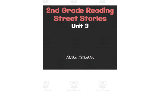 2nd Grade Unit 2 Reading Street Stories Set by Teach Simple