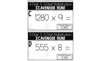 Double Digit Multiplication Worksheet by Teach Simple