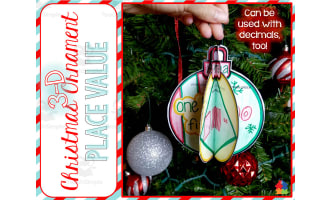 Christmas Light Place Value Activity by Teach Simple