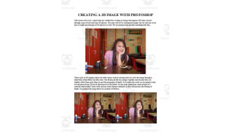 3D Model Photoshop Activity by Teach Simple