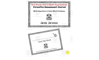 Kindergarten Math Exit Slip Journal | Unit 4 Math Expressions by Teach ...