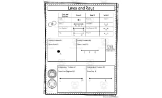 4th Grade Multiplication Math Notes by Teach Simple