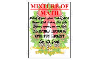 Order of Operations Christmas Math Packet by Teach Simple