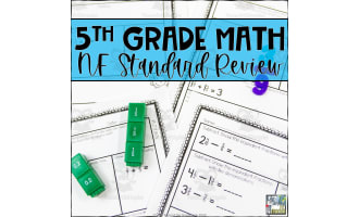 5th Grade Math Bellringer Review - Quarter 4 by Teach Simple