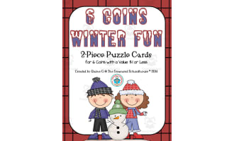 Counting Coins Task Cards by Teach Simple