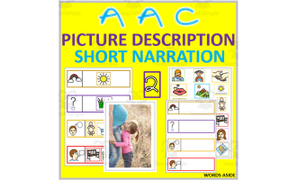 AAC | Picture Description Short Story | Visual Guide Resource 1 by ...