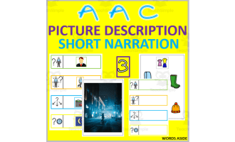AAC | Picture Description Short Story | Visual Guide Resource 1 by ...