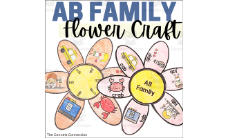 AB Word Family Fun Worksheets by Teach Simple
