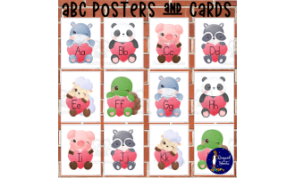 Colorful Step-by-Step ABC Posters by Teach Simple