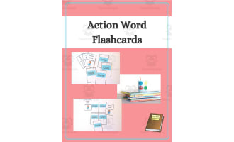 Action Verbs Flash Cards by Teach Simple