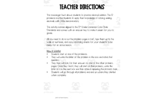 Adding Fractions w/ Like Denominators Scavenger Hunt by Teach Simple