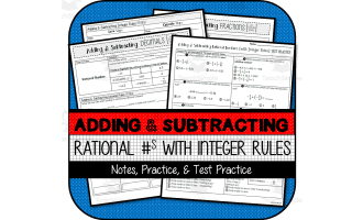 Adding and Subtracting Polynomials Guided Notes by Teach Simple