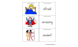 Noun Adjective and Verb Worksheet by Teach Simple