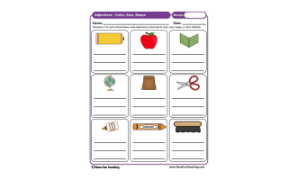 Size Classification Worksheet by Teach Simple