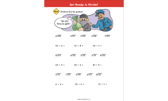 Division Review Printable Workbook by Teach Simple
