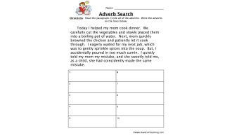 Adverb How Worksheet by Teach Simple