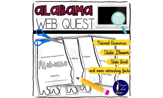 Wyoming WebQuest Printable Book by Teach Simple