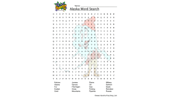 Alaska Worksheet by Teach Simple