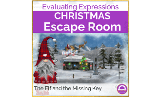 One and Two Step Inequalities | No prep and Self Checking Winter Escape ...