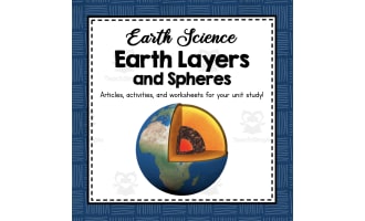 Earth's Layers Diagram & Worksheets by Teach Simple